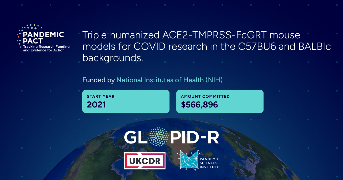 Triple humanized ACE2-TMPRSS-FcGRT mouse models for COVID research in ...