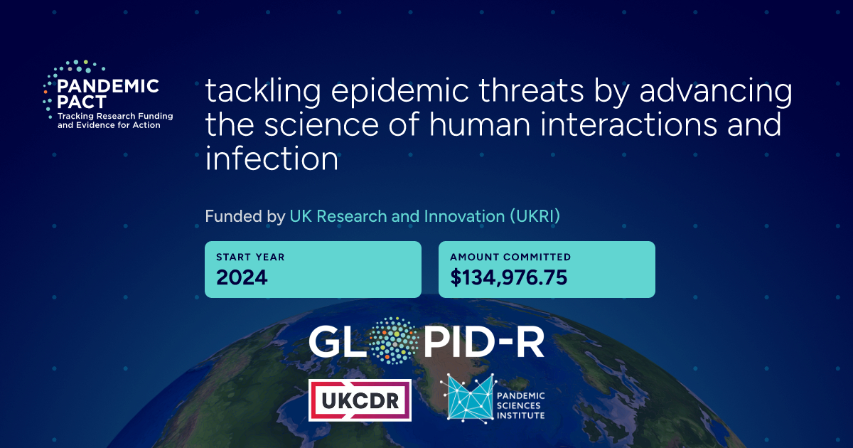 tackling epidemic threats by advancing the science of human ...